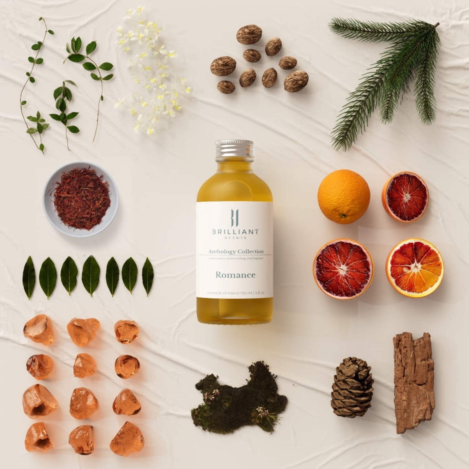 Brilliant Scents Blood Orange Jasmine Saffron Fragrance Oil, 120ml ...