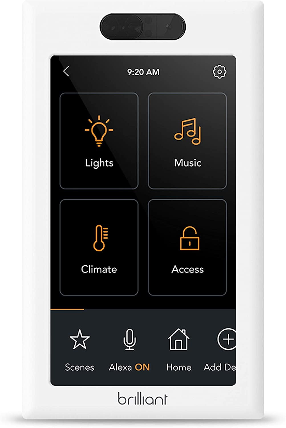 Brilliant Smart Home Control (1-Switch Panel) — Alexa Built-In ...