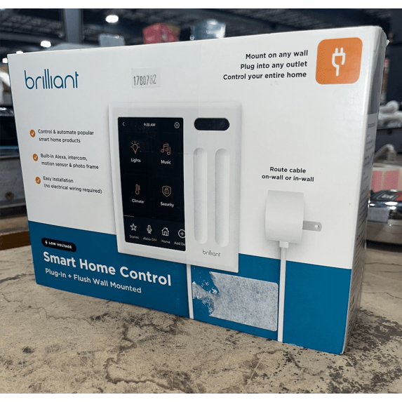 Brilliant Smart Home Control - 2-Switch Plug-In Model - Low Voltage ...