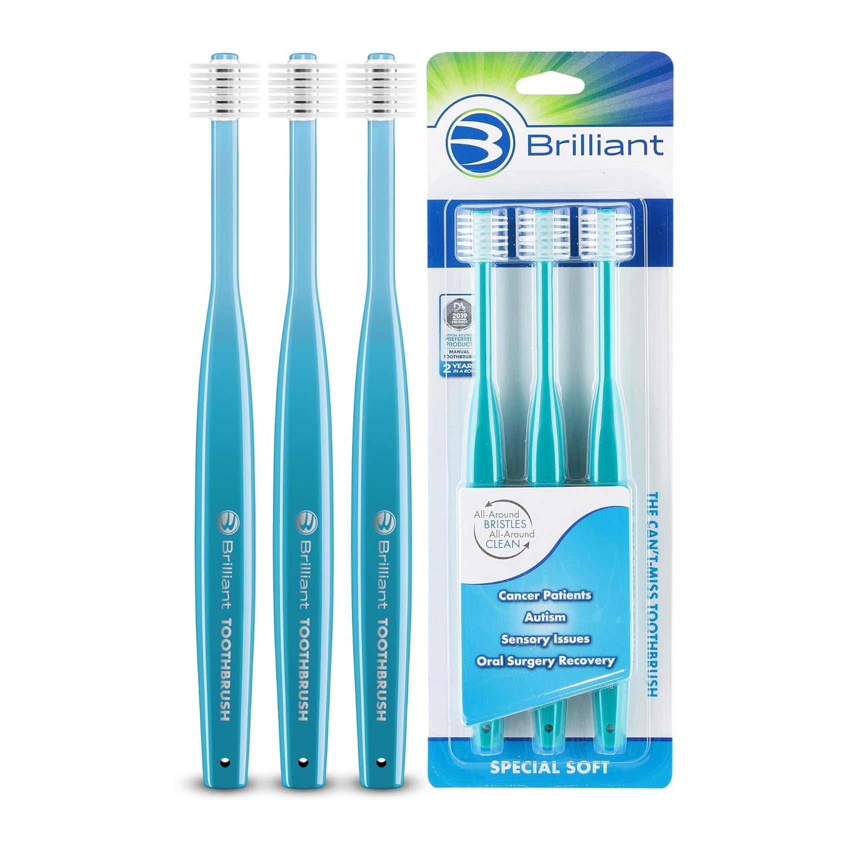 Brilliant Special Soft Toothbrush for Post Chemo, Surgery, Compromised ...