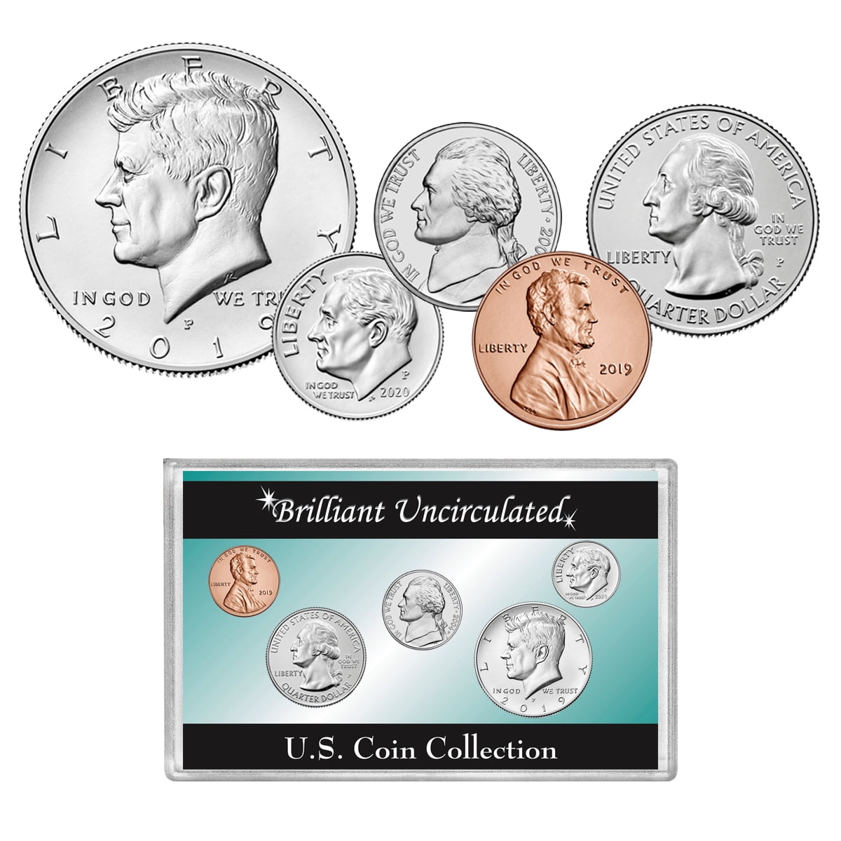 Brilliant Uncirculated US Coins - Walmart.com