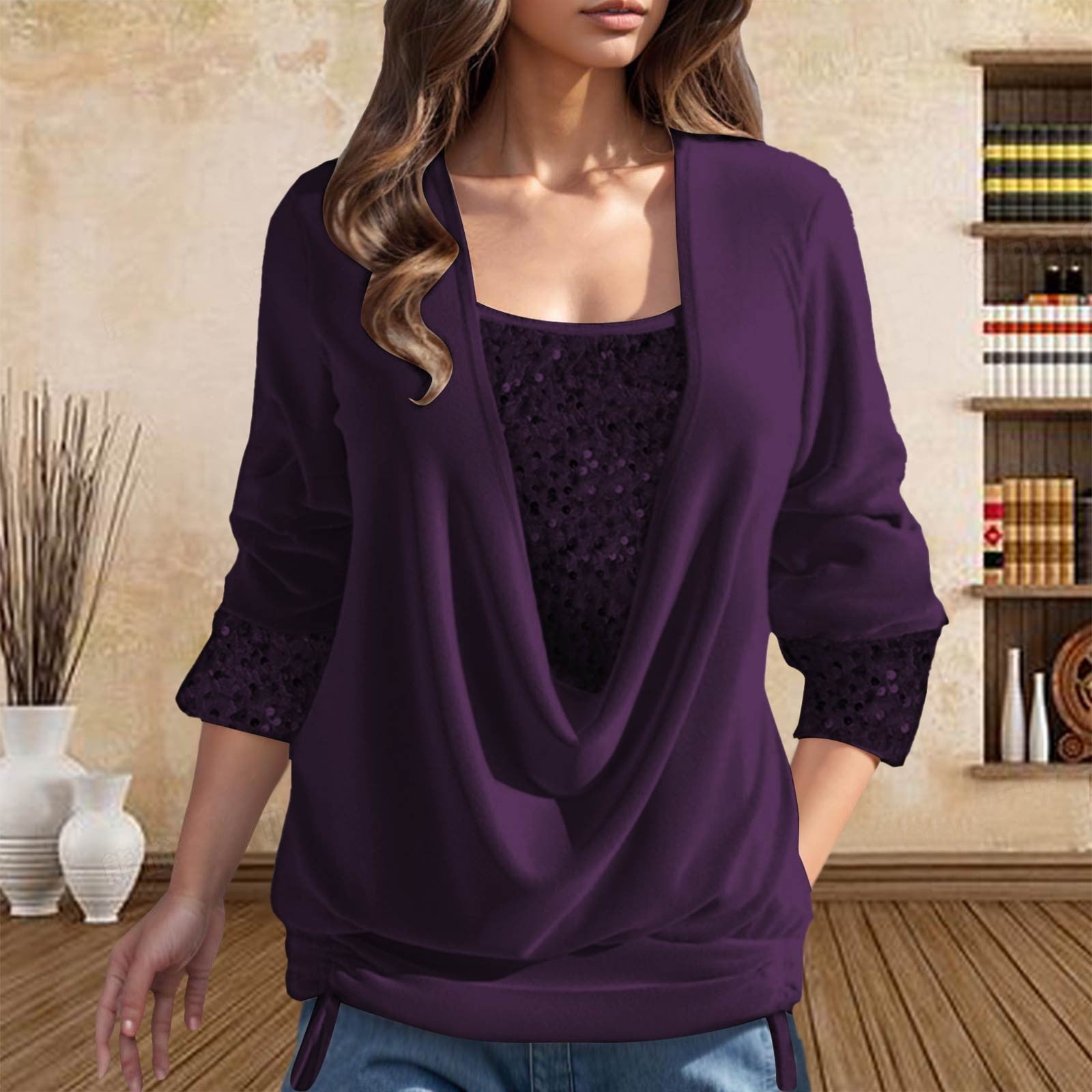 Brilliant Womens Tops Clearance under $5 Tops for Women Elegant Sparkly ...