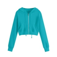 Oversized Hoodies for Women Side Split Tunic Sweatshirt Solid Color ...