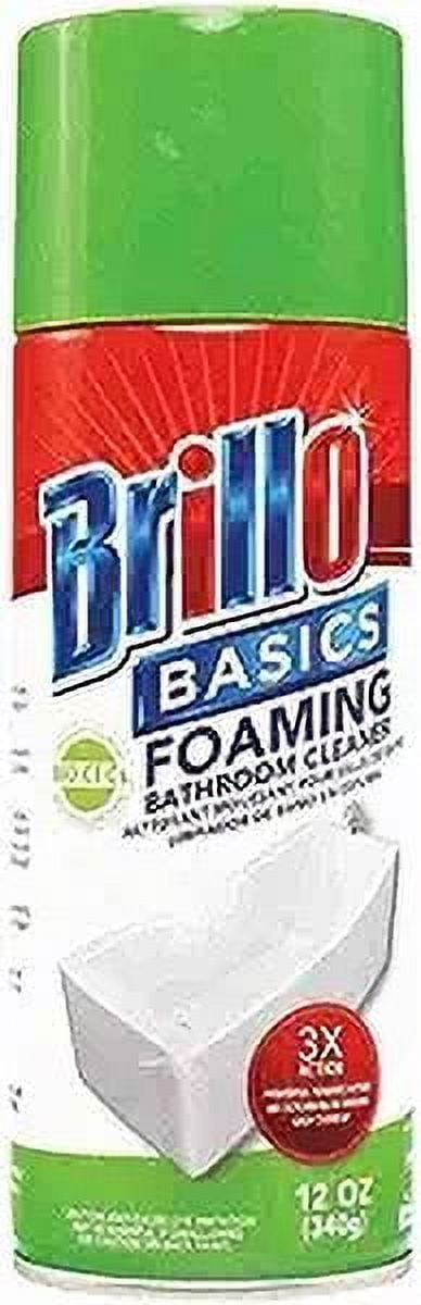 Brillo Basics Foaming Bathrom Cleaner, 12 Oz - Walmart.com