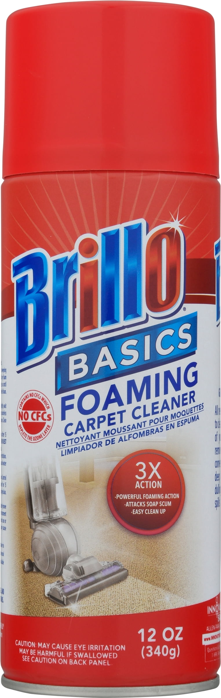 Brillo Basics Foaming Carpet Cleaner 12 Oz - Walmart.com