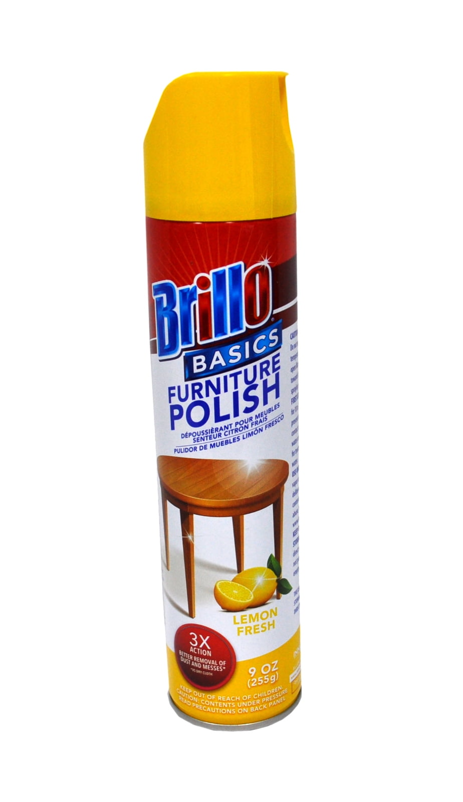 Brillo Basics Furniture Polish Lemon 9 Oz - Walmart.com