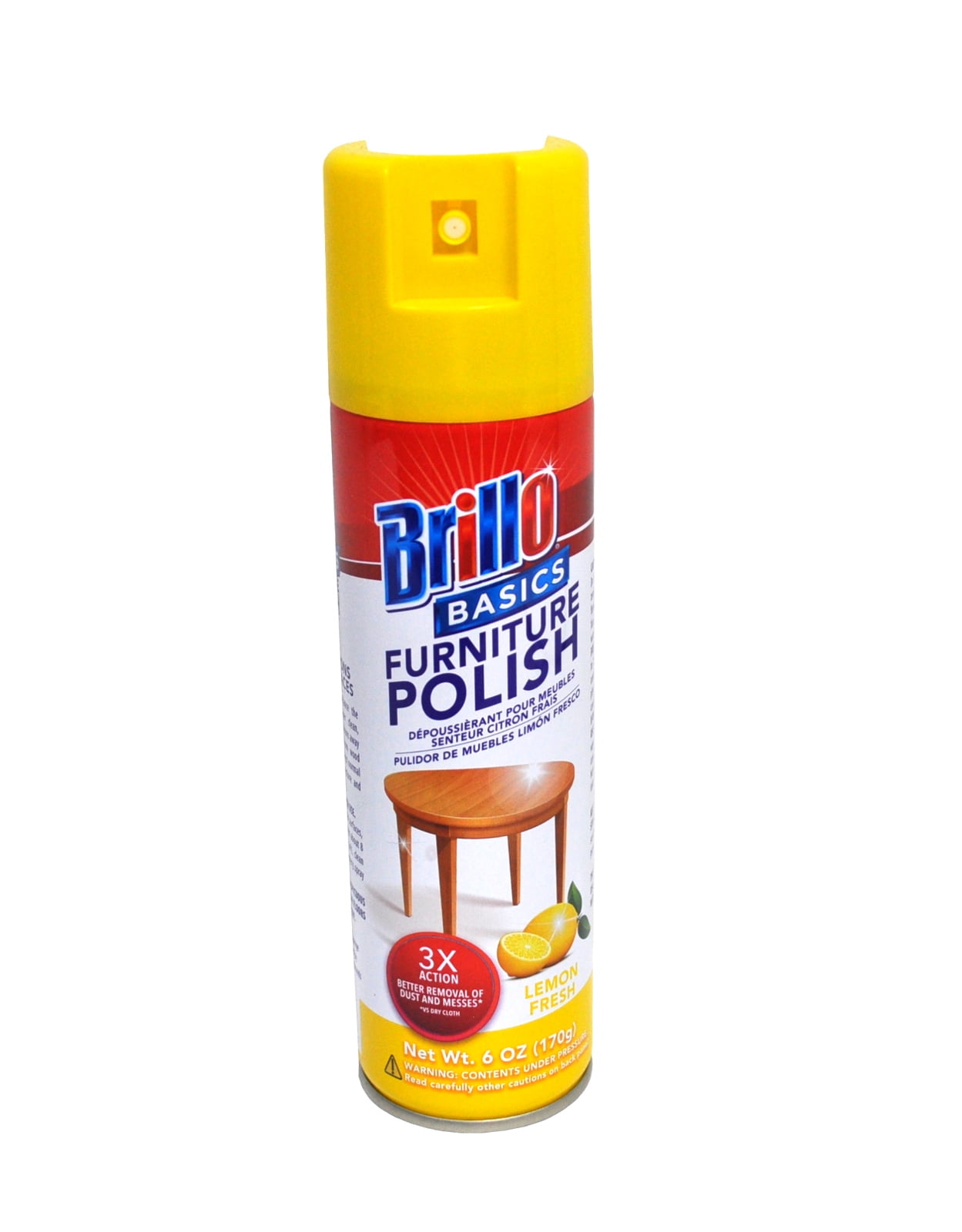 Brillo Basics Lemon Furniture Polish 6 oz - Walmart.com