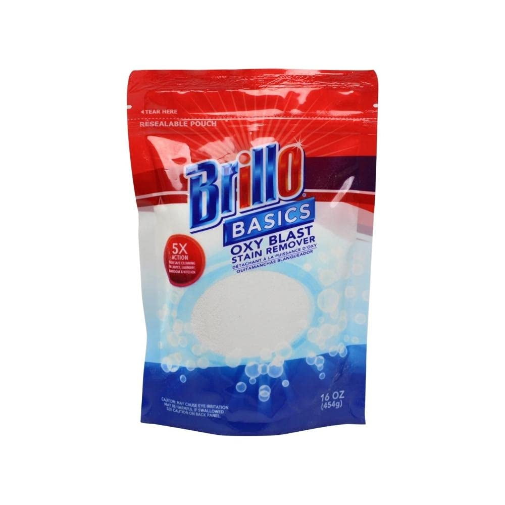 Brillo Basics Oxy Blast Stain Remover 5X Action 16oz - Walmart.com