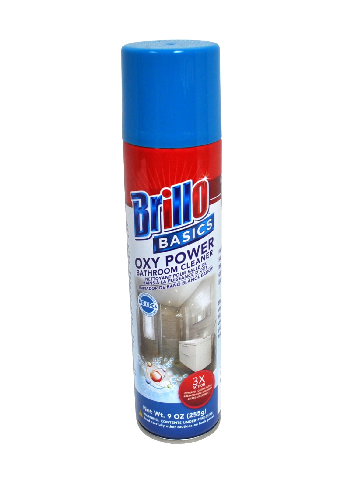 Brillo Basics Oxygen Powered Bathroom Cleaner 9 oz - Walmart.com