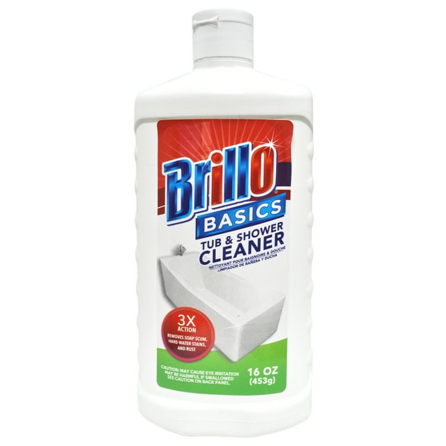 Brillo Basics Tub and Shower Cleaner Heavy Duty 16 Oz - Walmart.com