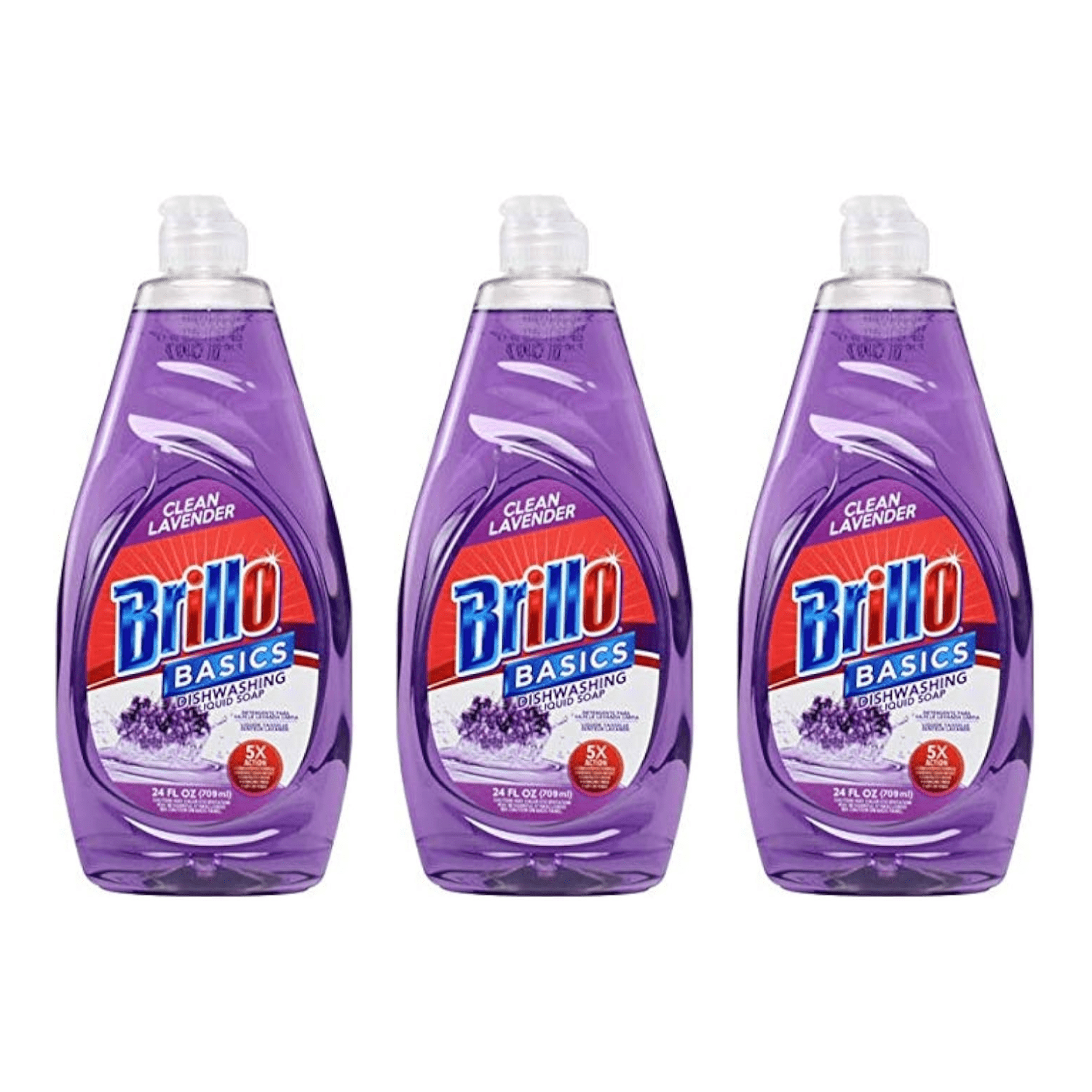 Brillo Dishwashing Liquid Soap, Lavender, 24 fl oz - Walmart.com