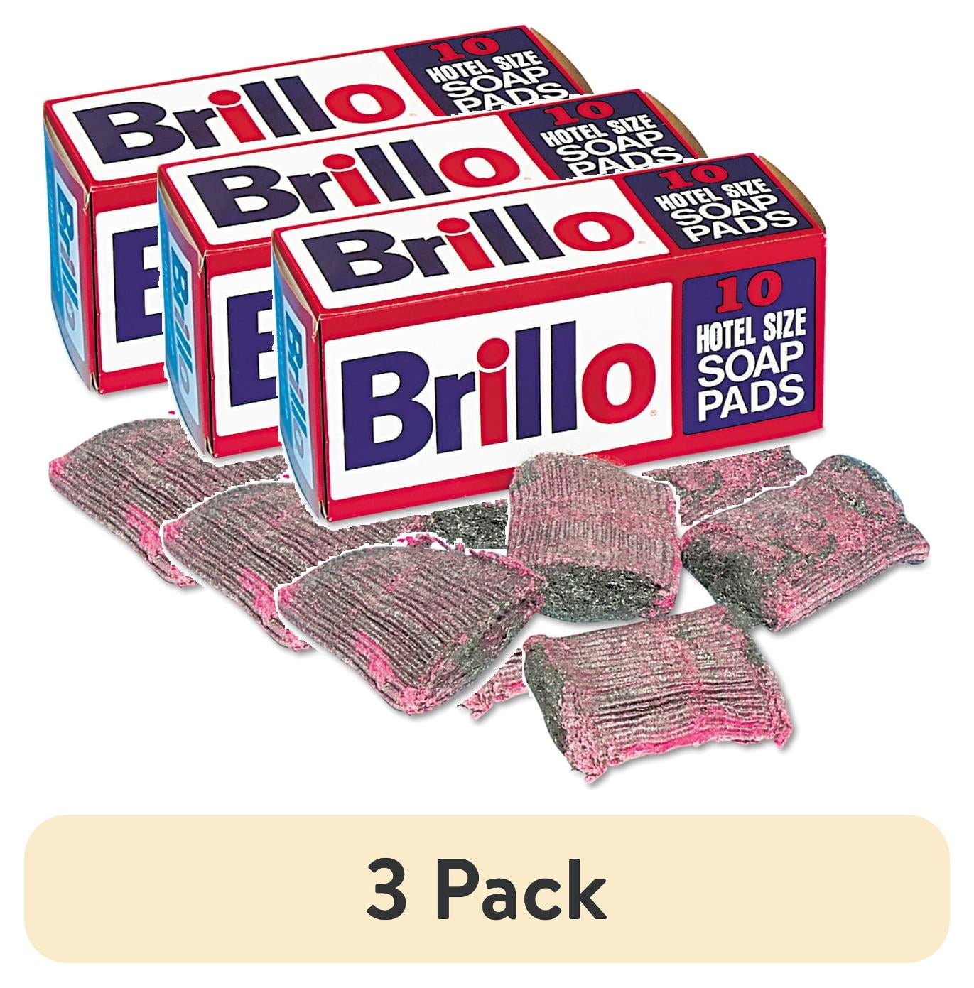 (3 pack) Brillo Steel Wool Soap Pad 10/Box W240000 - Walmart.com