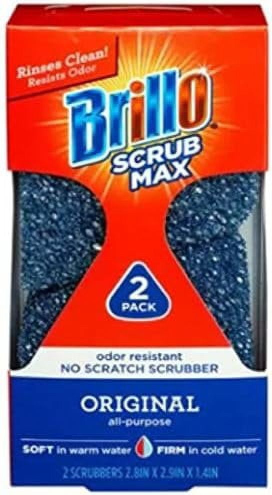Brillo Scrub Max Heat Activated Sponges, Strong & Long Lasting ...