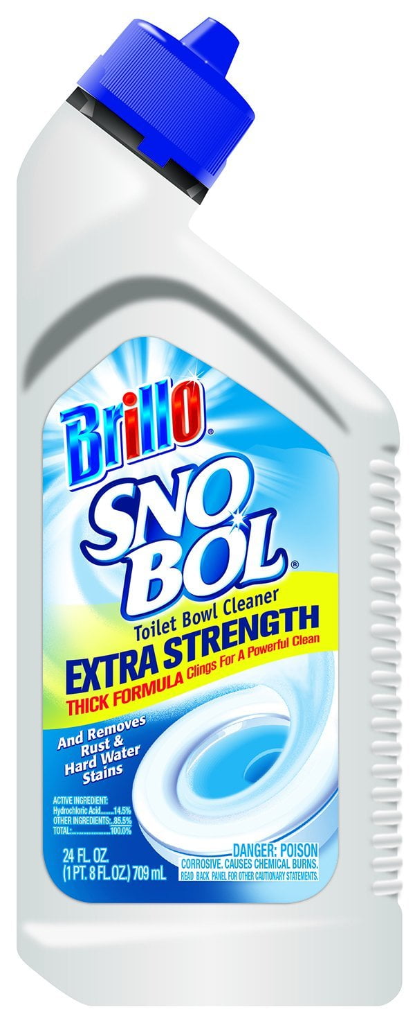 Brillo SnoBol Extra Strength Toilet Bowl Cleaner, Removes Rust and Hard ...