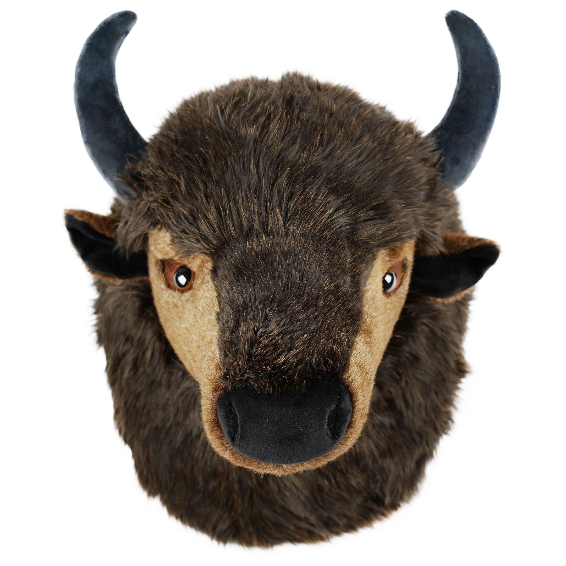 Brillo the Bison | 15 Inch Stuffed Animal Plush Buffalo Head Wall Mount ...