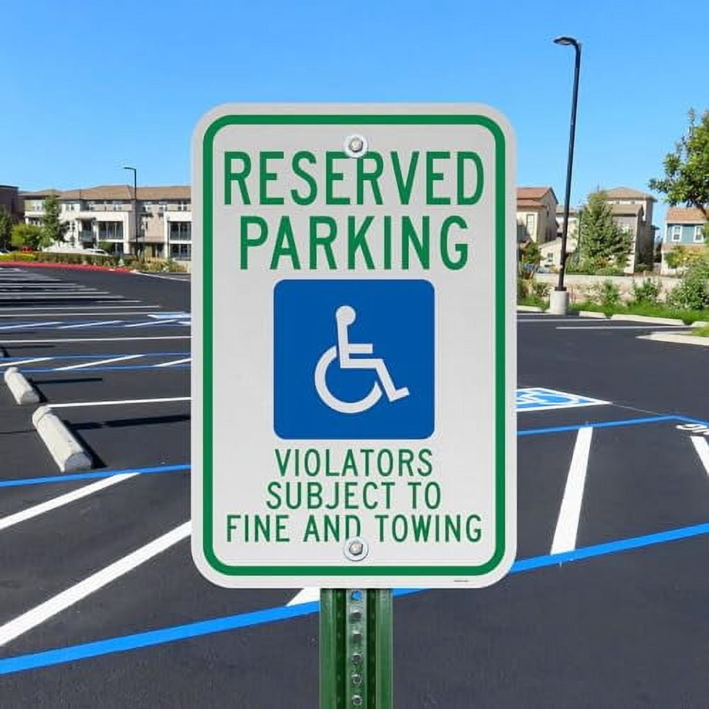 Brimar - 12" x 18" - Texas Reserved Parking Sign - Reserved Parking ...