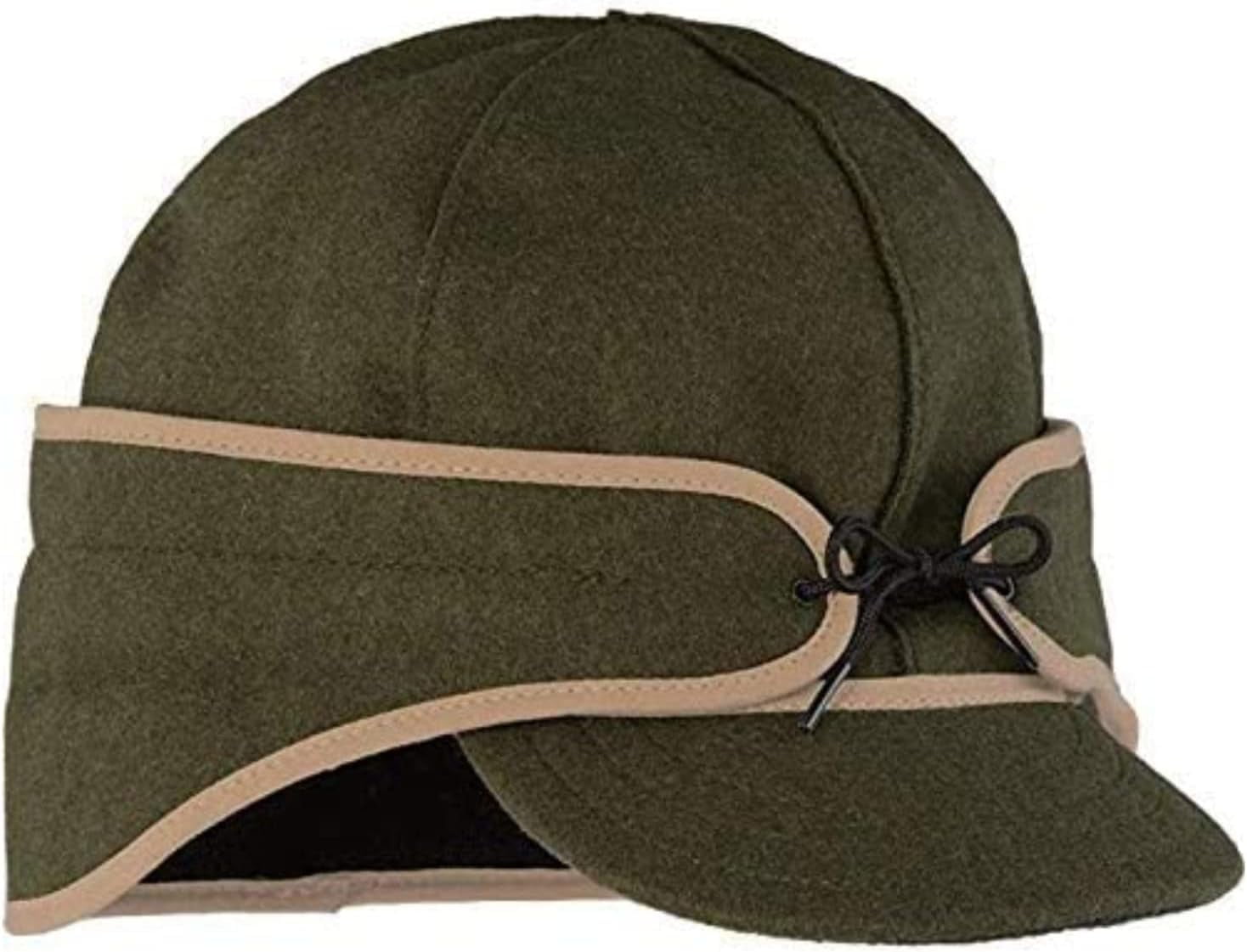 Brimmed Winter Hat - Rancher Cap with Fleece Ear Flaps for Outdoor Use ...