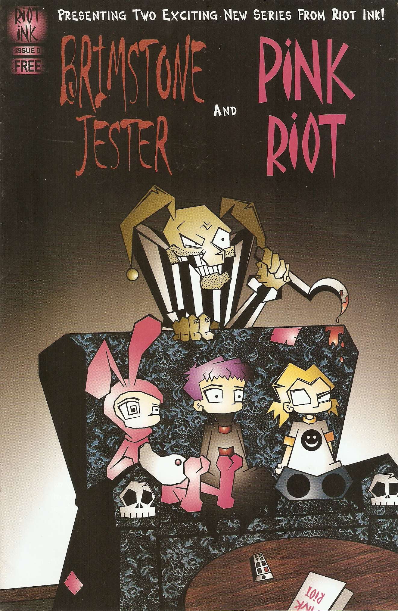 Brimstone Jester and Pink Riot #0 VF ; Riot Ink Comic Book - Walmart.com