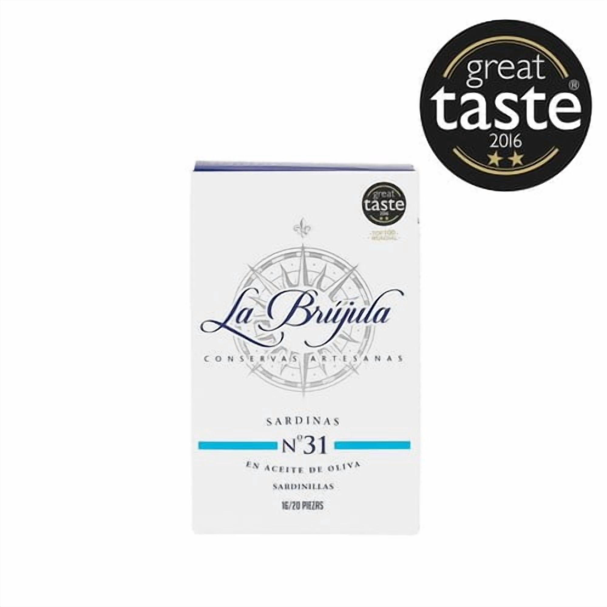 Brindisa La BrÃºjula Galician Small Sardines "Sardinillas" 115g ...