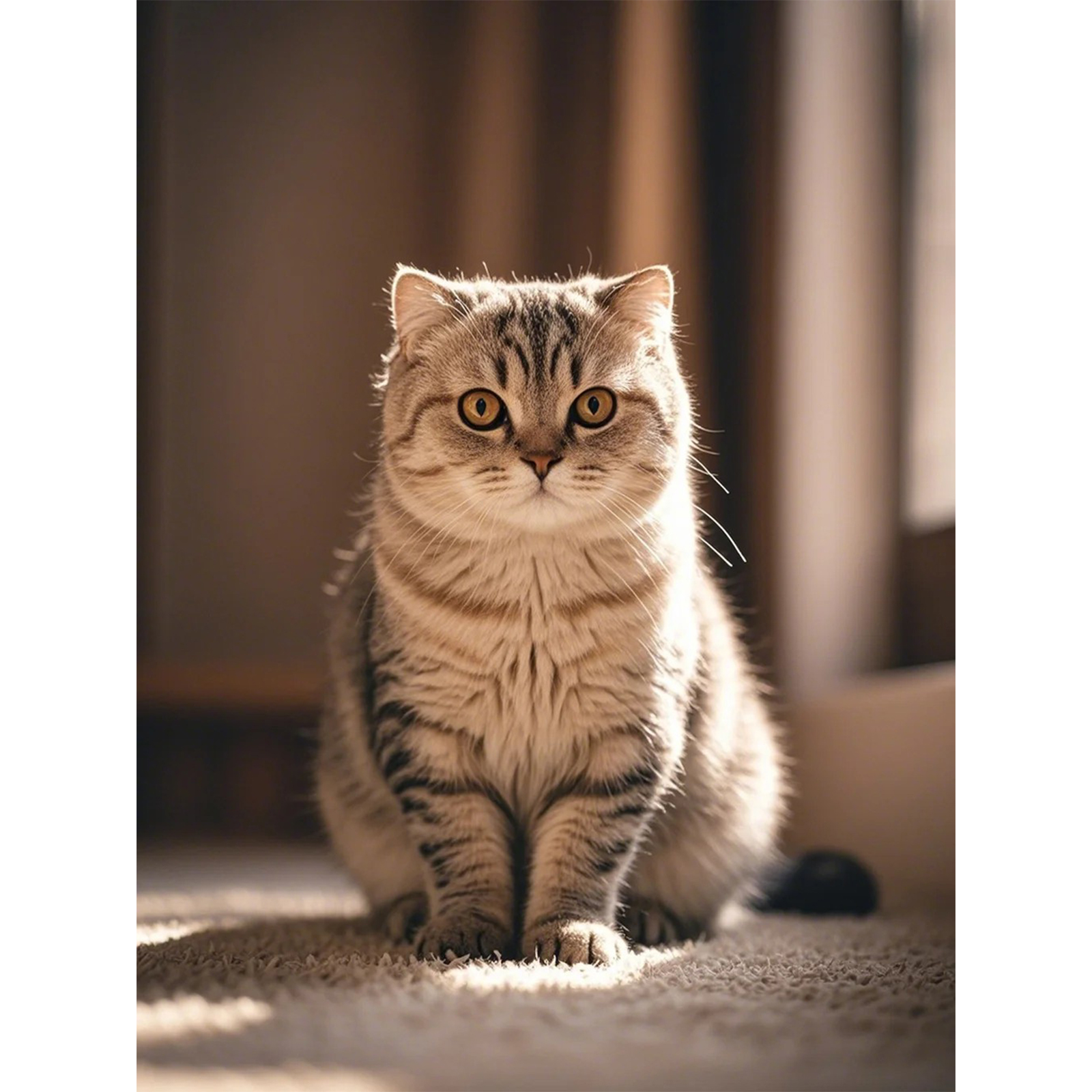 Brindle British Shorthair Cat Kitten Diamond Art 5D Diamond Painting ...