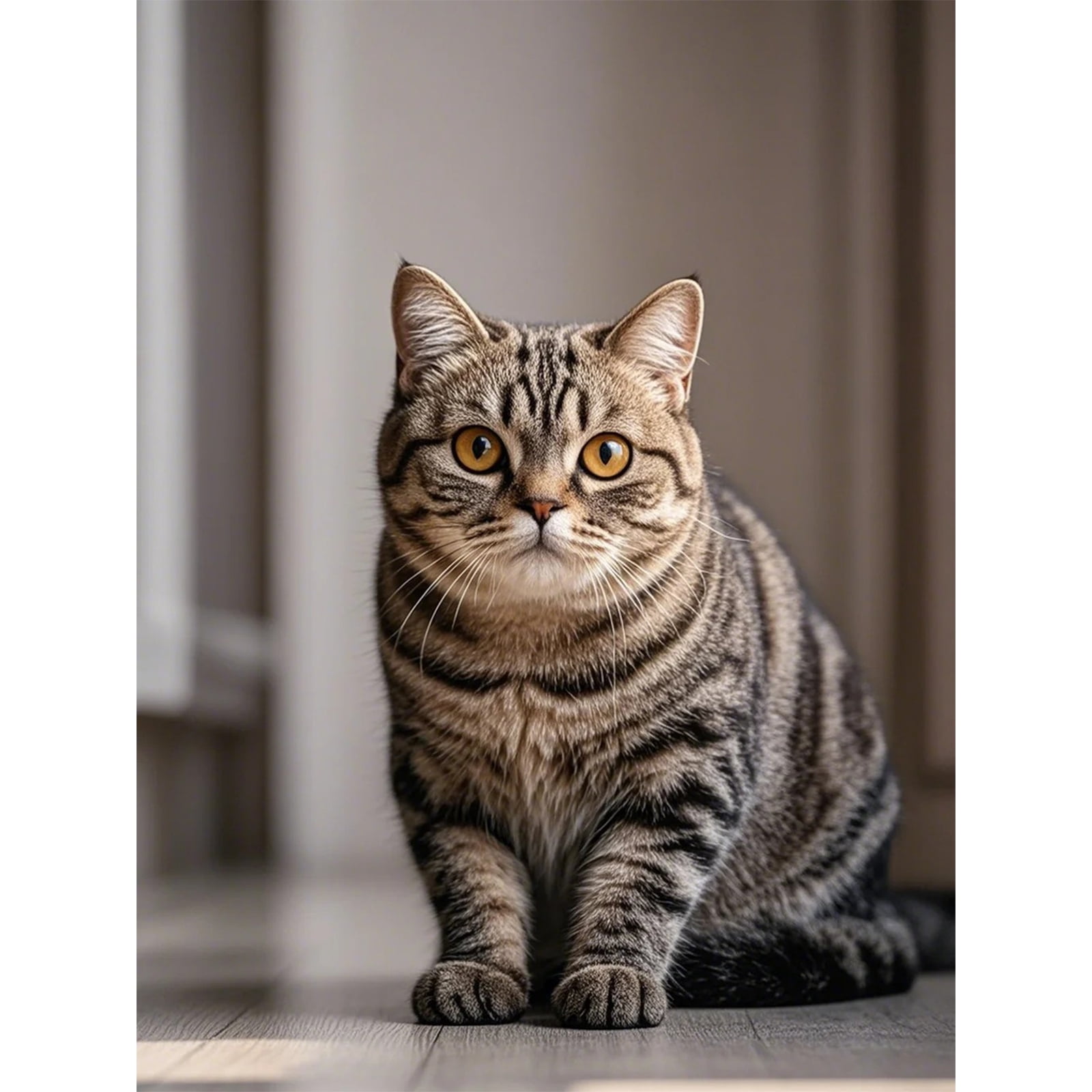 Brindle British Shorthair Cat Kitten Diamond Art 5D Diamond Painting ...