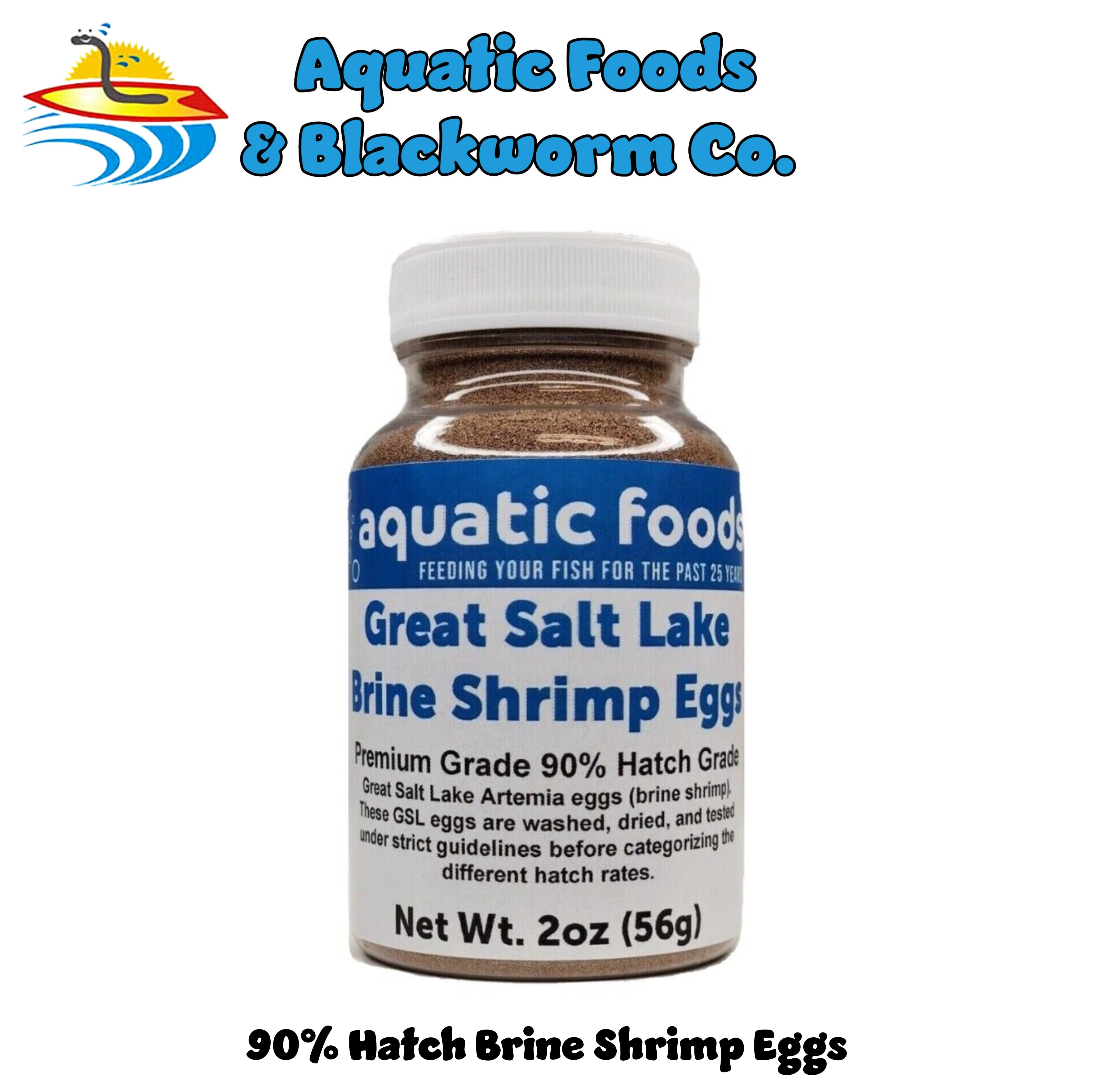 Brine Shrimp Artemia Eggs, Premium Grade 90% Hatch Rate from the Great ...