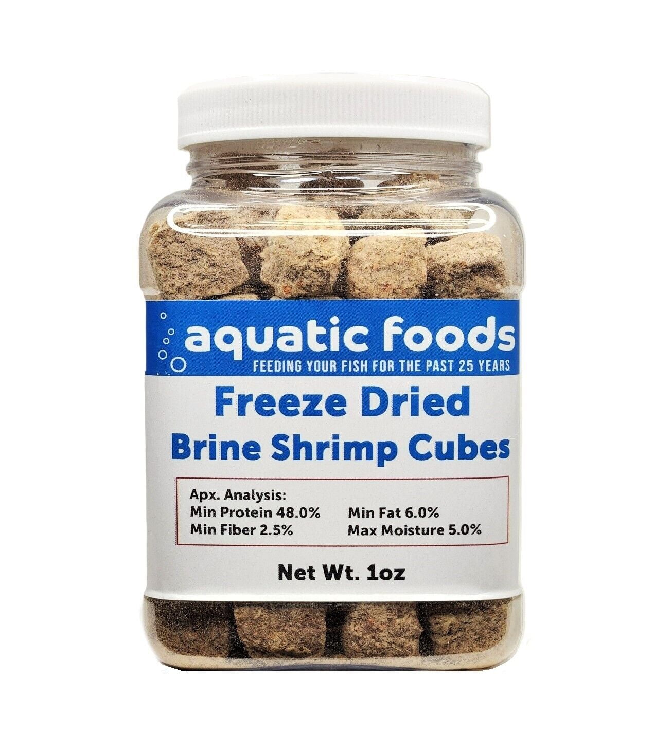 Brine Shrimp Cubes--Freeze Dried Floating Brine Cubes for All Tropical ...