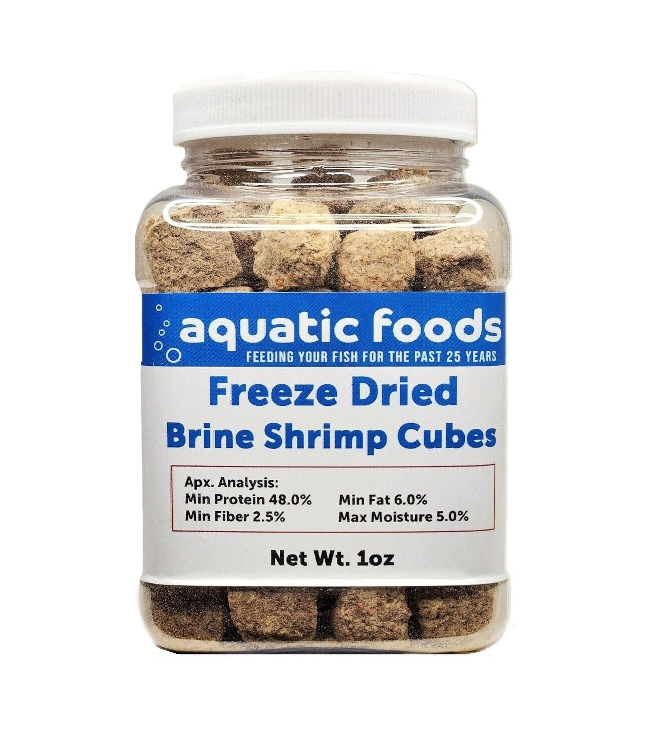 Brine Shrimp Cubes--Freeze Dried Floating Brine Cubes for All Tropical ...