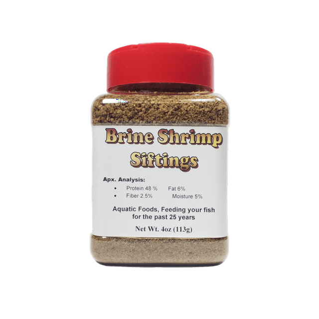 Brine Shrimp Siftings & Powder, 100% Shrimp…Small Jar 4oz - Walmart.com