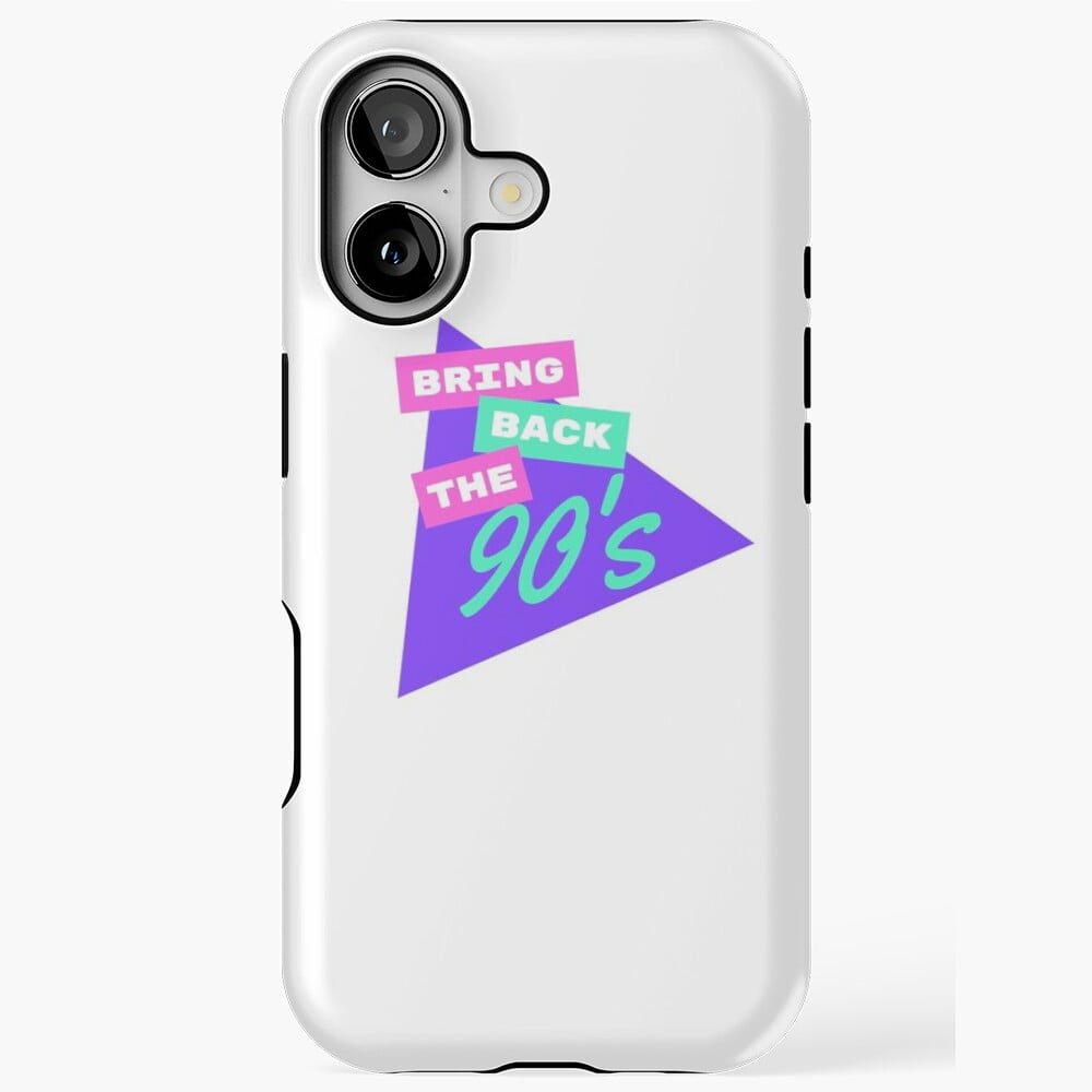 Bring Back the 90s Nostalgic Retro Phone Case for 17/15/14/13/12/11 Pro Max - Walmart.com