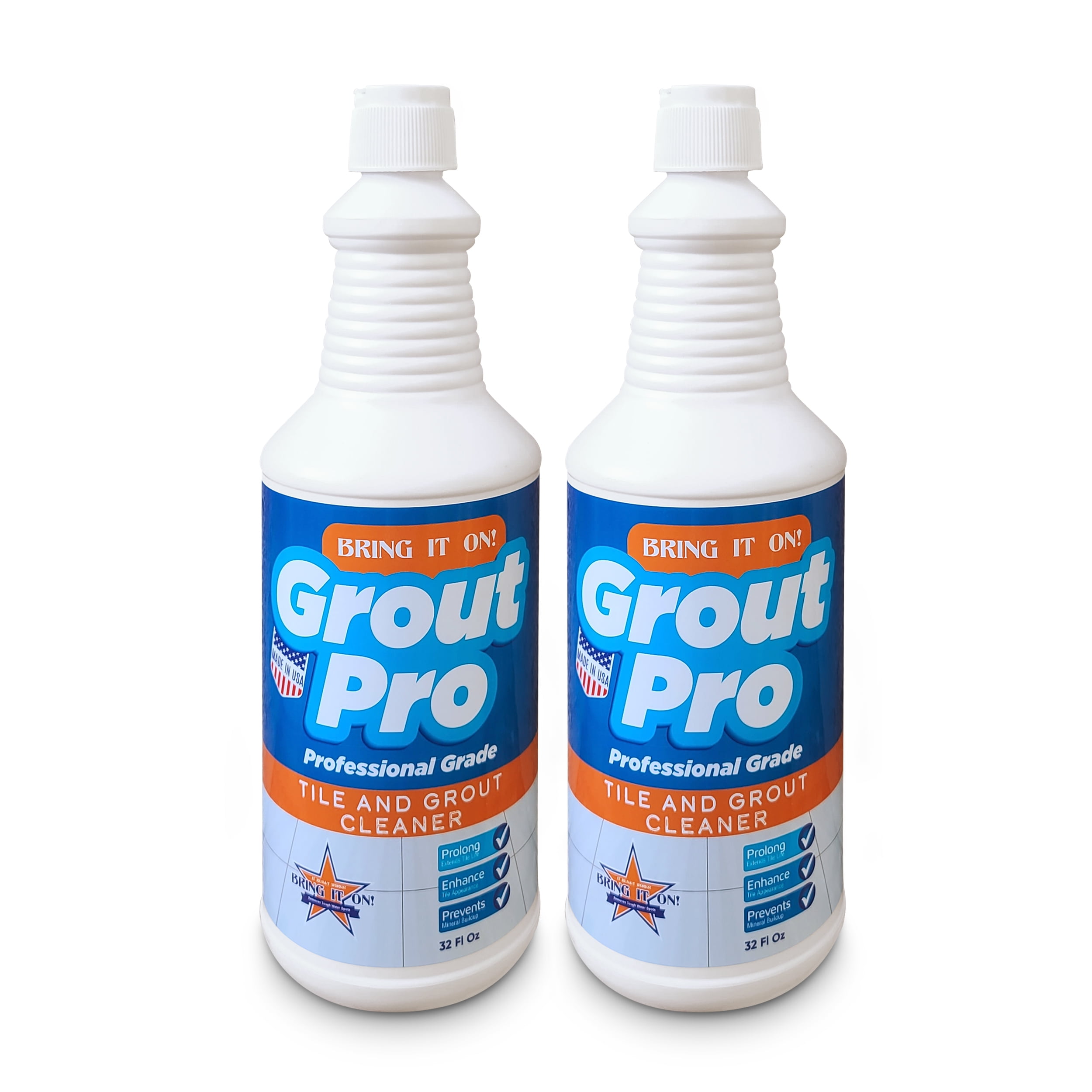 Bring It On Grout Pro Tile and Grout Cleaner – 32fl oz Grout Cleaner ...