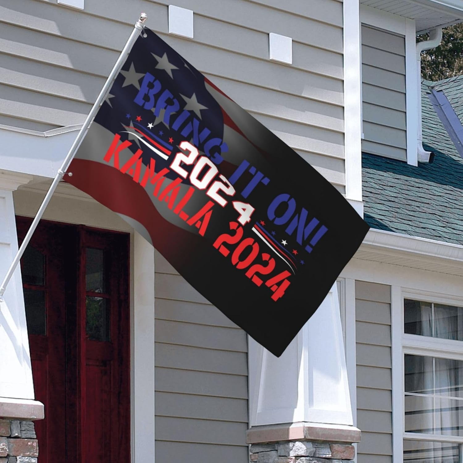 Bring It On, Kamala Harris Outdoor 3X5 Flag Banner Durable Fade Proof ...