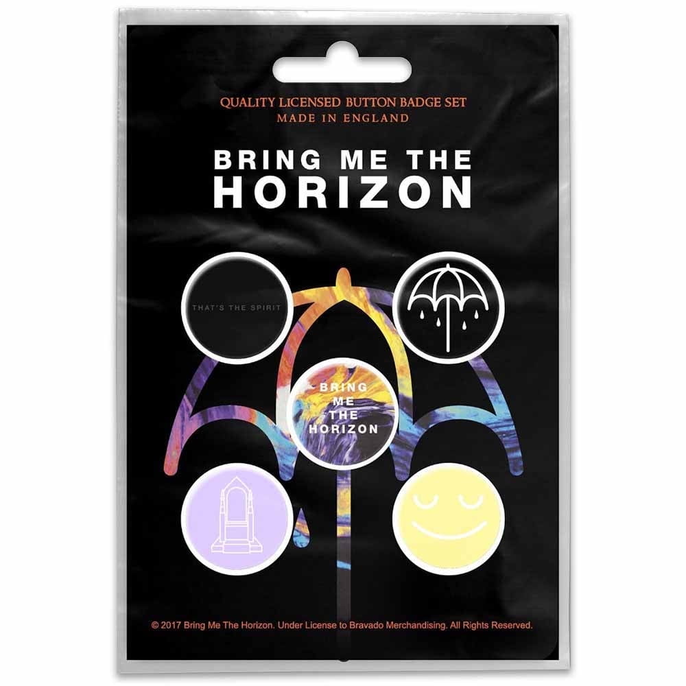 Bring Me The Horizon Button Badge Set (Set of 5) - Walmart.com