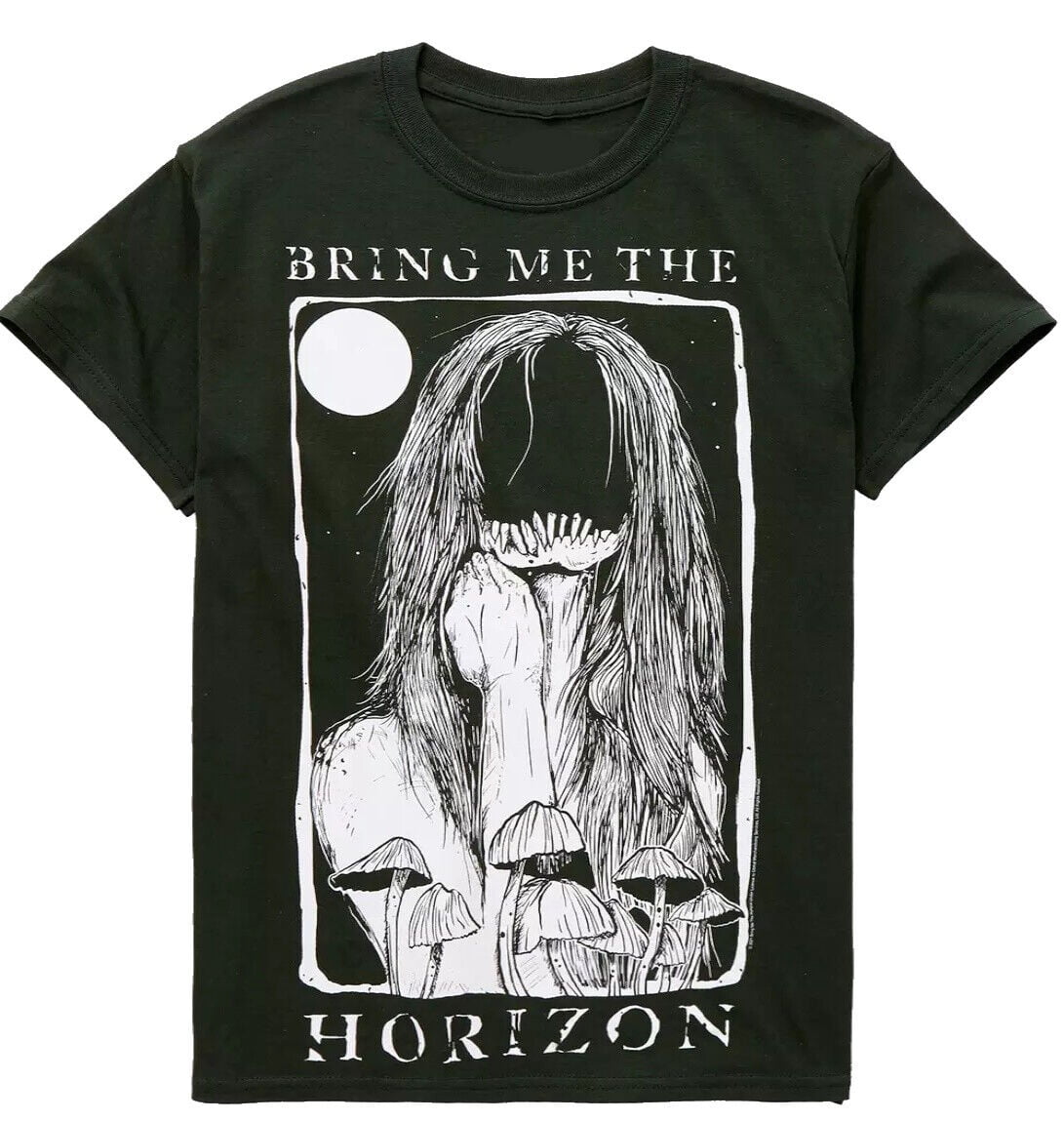 Bring Me The Horizon Mens T-shirt - BMTH Faceless / Mushrooms - Band ...