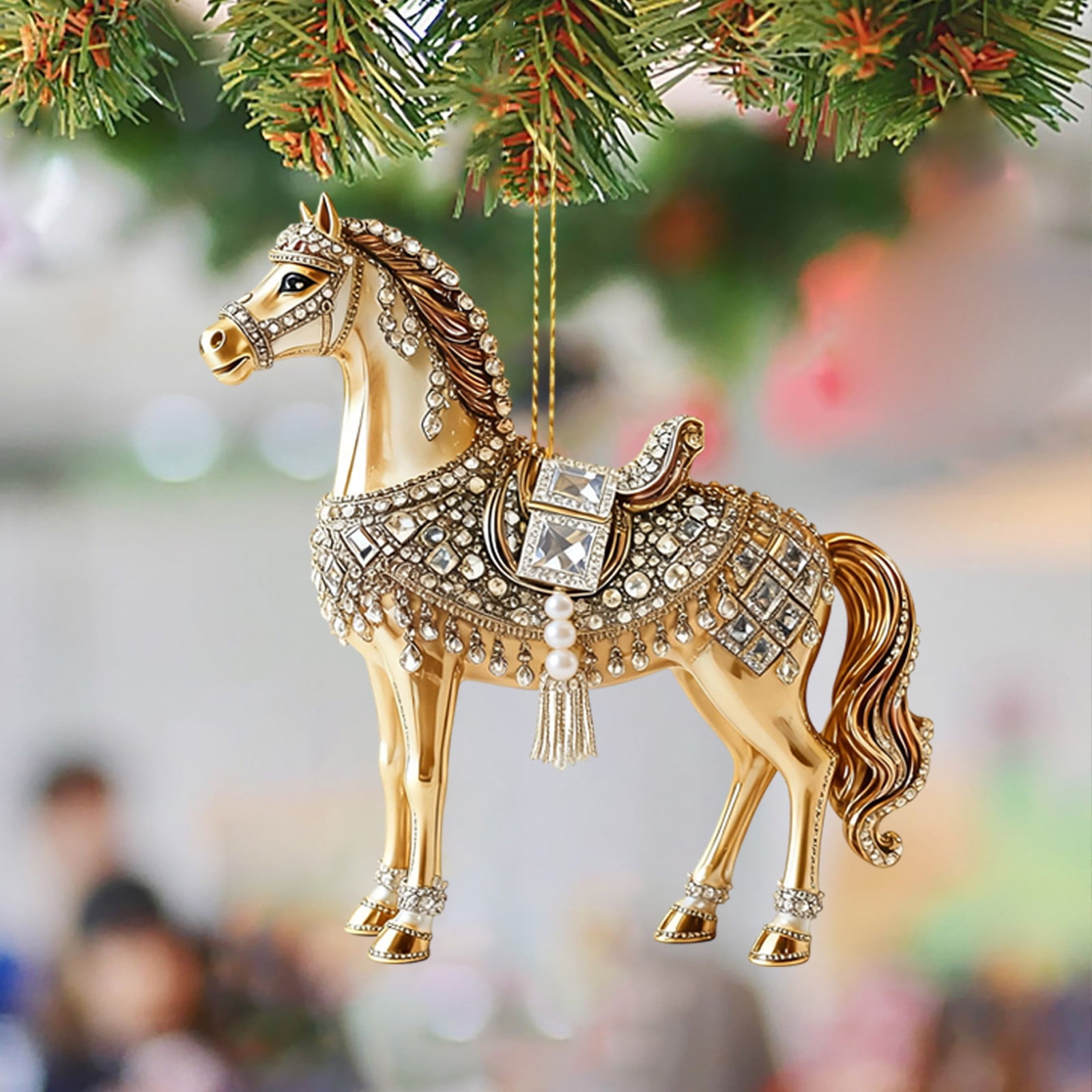 Bring Rich to You Horse Acrylic Decorative, New Year Ornaments 2026 ...