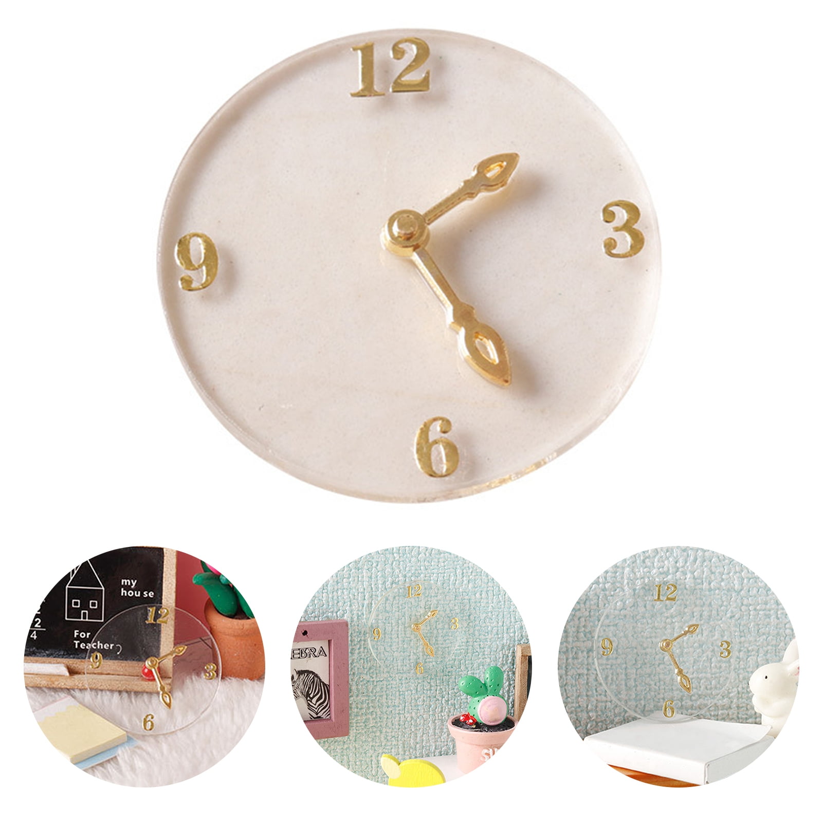 Bring Timekeeping to Your Dollhouse: Realistic Wall Clock Model, Adds ...