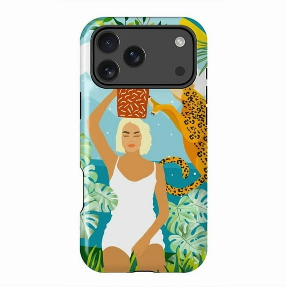 Bring the Jungle Home Tropical Botanical Pattern iPhone Case for iPhone ...