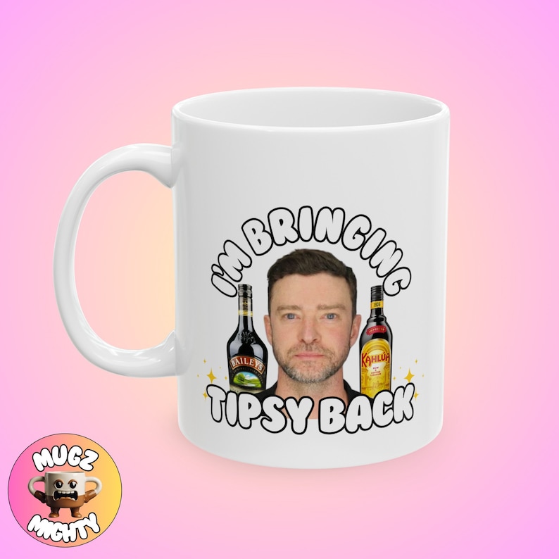 I'm Bringing Tipsy Back Mug, Justin Timberlake Mugshot, Funny, Meme ...