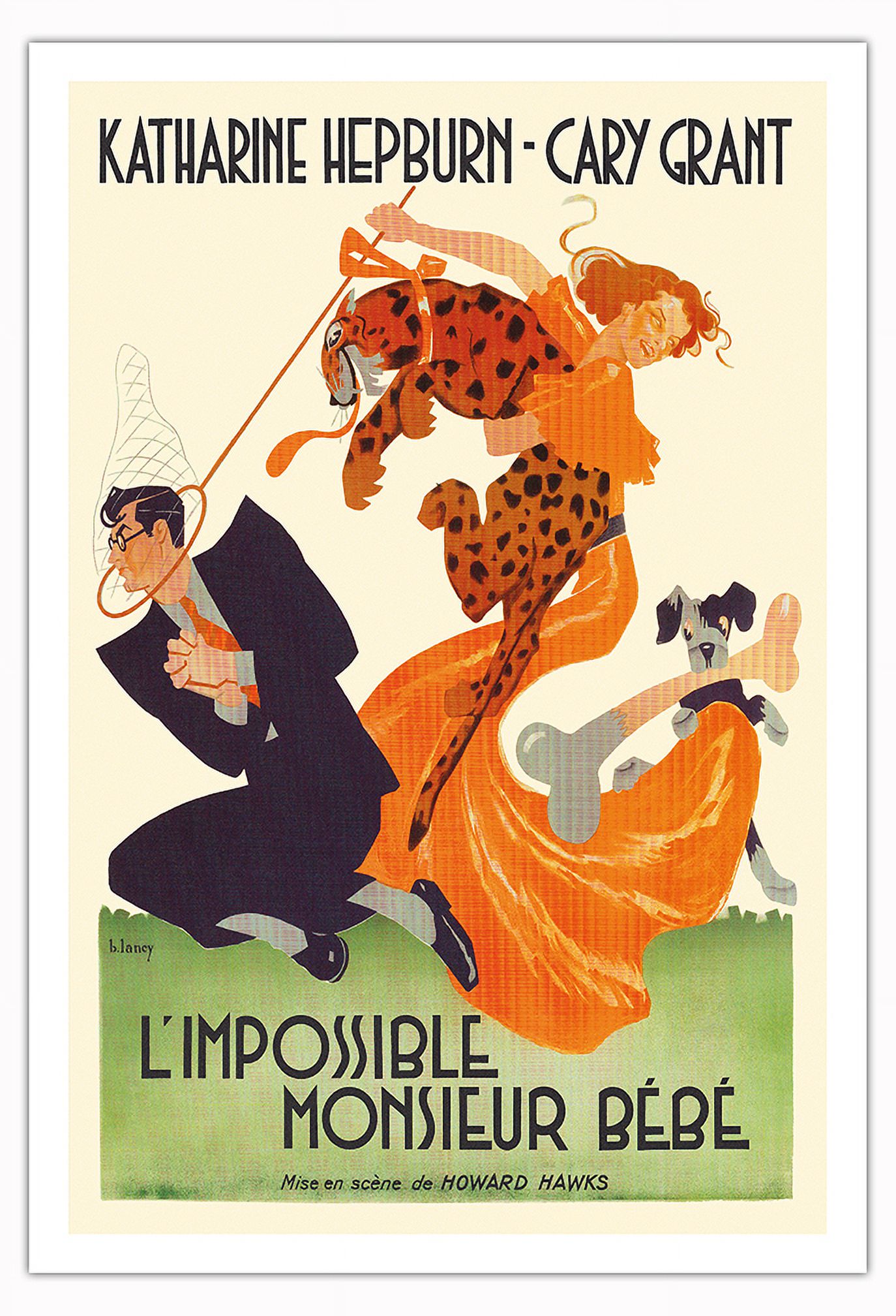 Bringing Up Baby ( L’Impossible Monsieur Bebe) - starring Katharine ...