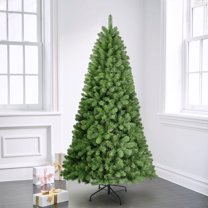 Best Choice Products 4.5ft Pre-Lit Flocked Sparse Christmas Tree w/ 100 ...