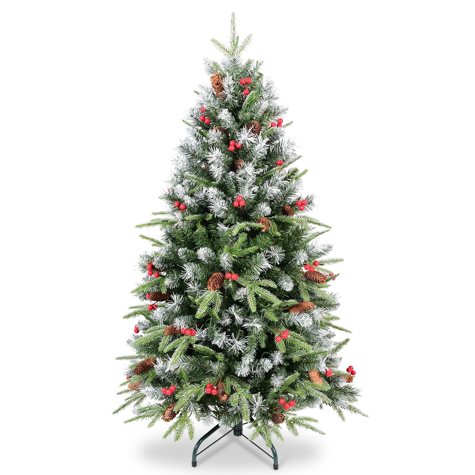 Bringstar 5FT Unlit Christmas Tree, Artificial Indoor & Outdoor ...