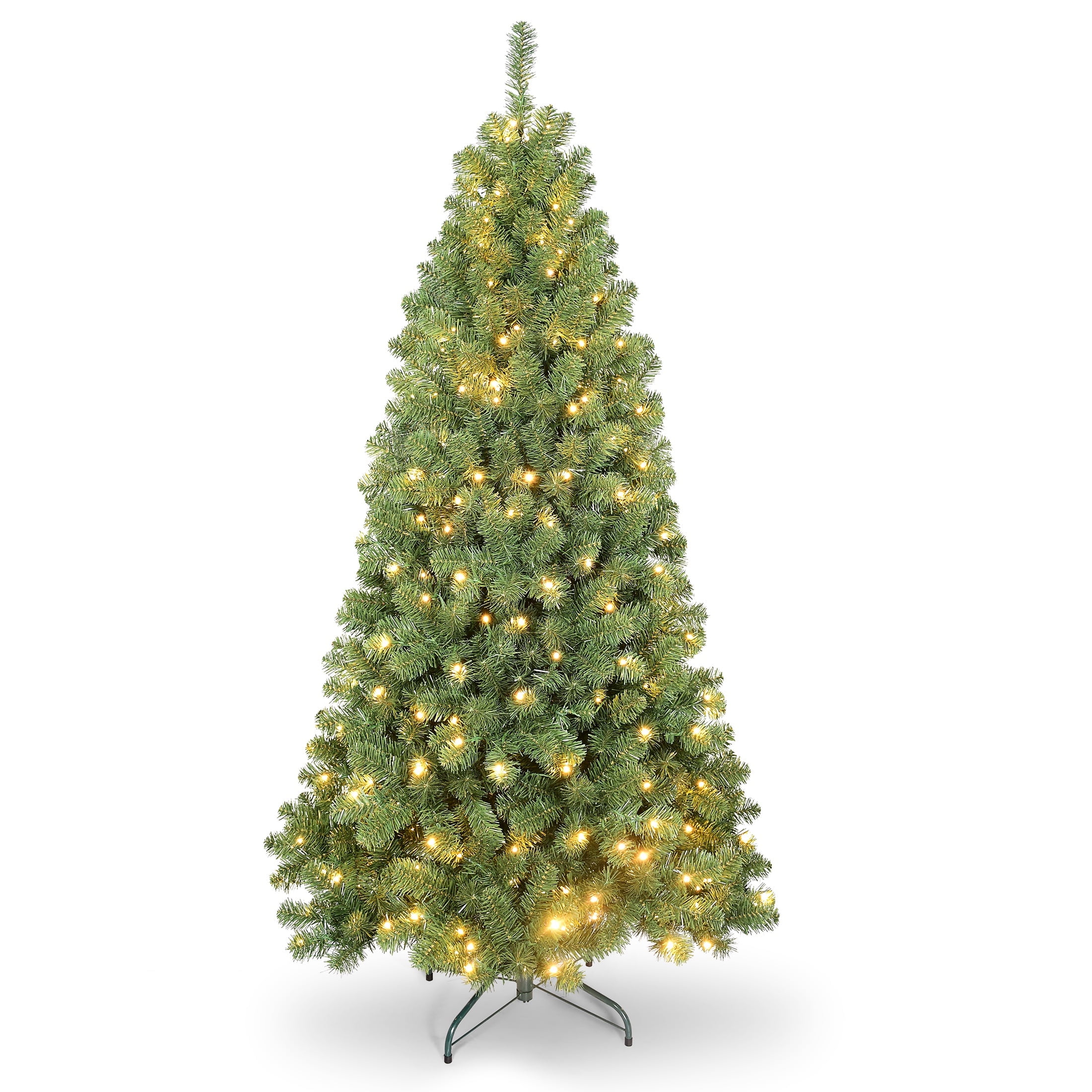 6FT Christmas Tree Pre-Lit, Bringstar Hinged Artificial Trees 779 ...