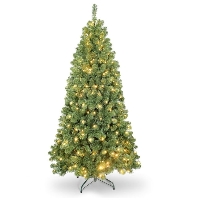 6FT Christmas Tree Pre-Lit, Bringstar Hinged Artificial Trees 779 ...