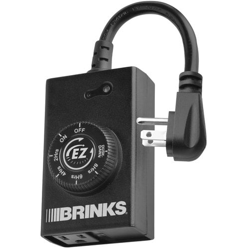 Brink's Outdoor Photocell Light Sensor Weatherproof Timer - Walmart.com