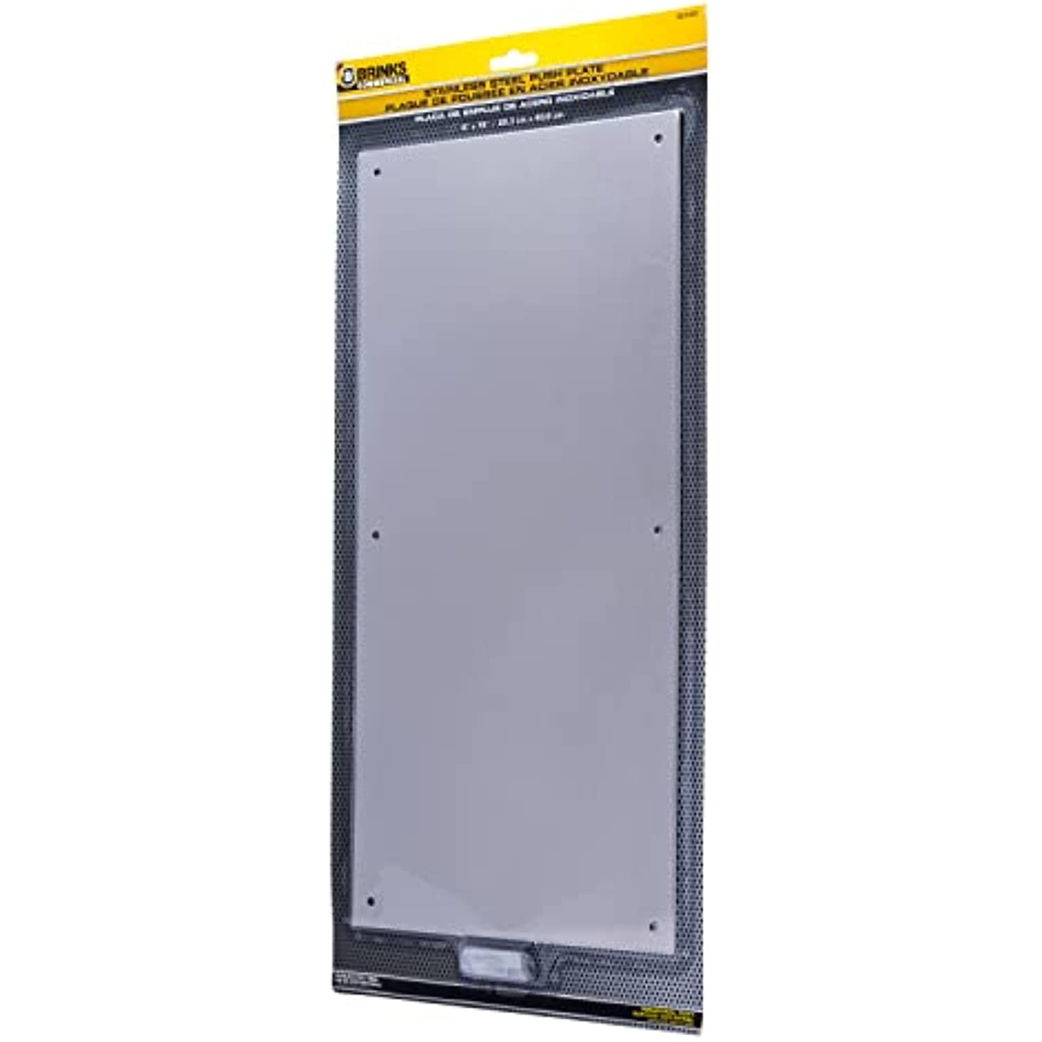 Brinks 16 in. L Stainless Steel Push Plate - Walmart.com