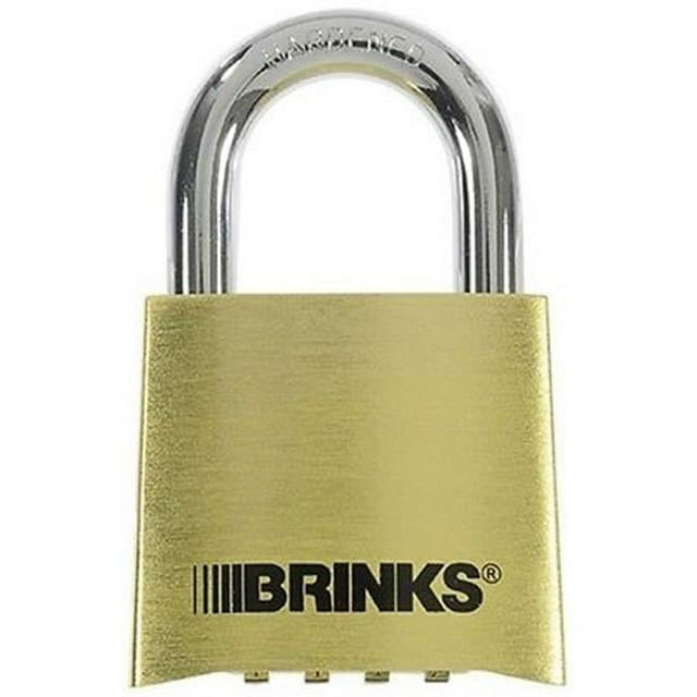 Brinks 17150051 48 mm Zinc Die-Cast 4 Dial Resettable Lock - Walmart.com