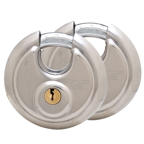 Brinks 2 7/8" Max Sec Stainless Lock 2 Pk - Walmart.com