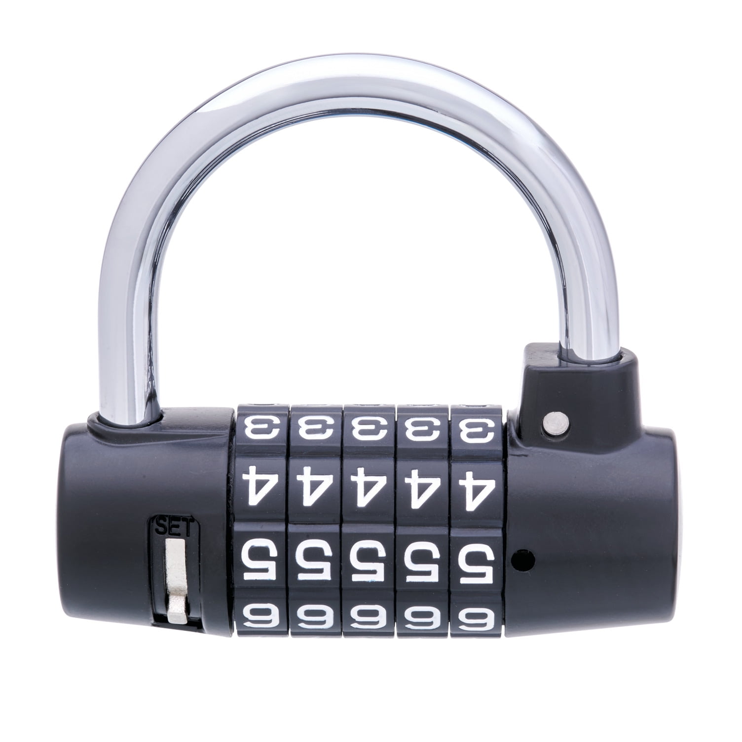 Brinks, 2-7/8in (73mm) Small U-Bar Resettable Combination Padlock ...