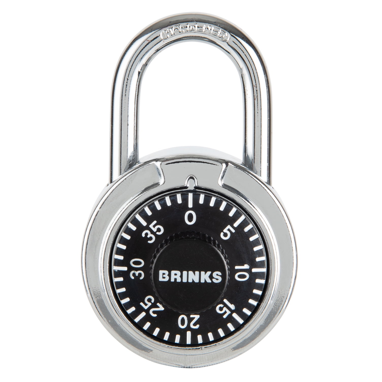 Brinks 50mm Steel Dial Combination Padlock with 1in Shackle - Walmart.com