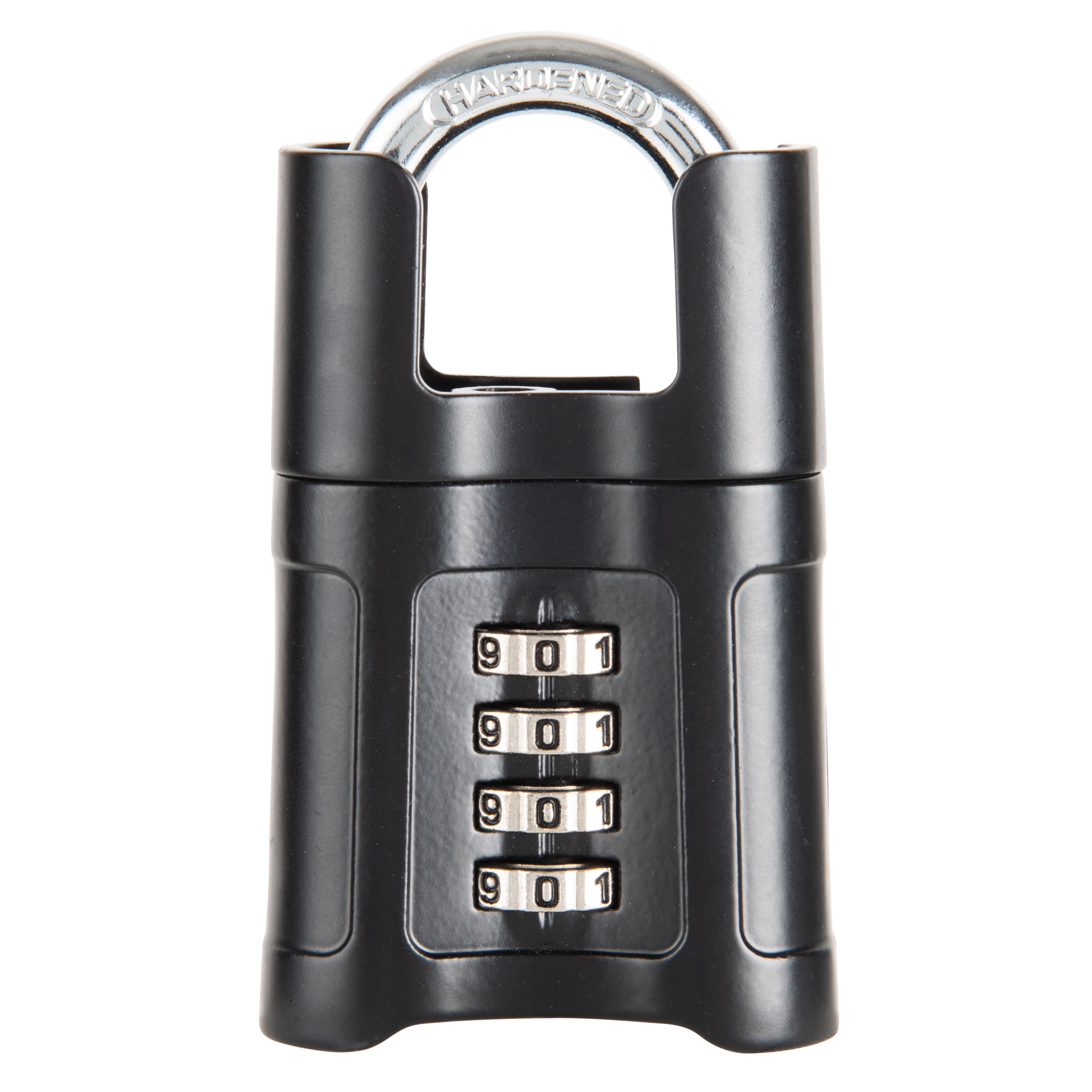 Brinks 57mm 4-Digit Resettable Steel Combination Padlock with 1in ...